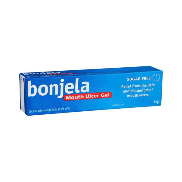 Bonjela Gel 15g For Mouth Ulcers & Teething – Aherns Pharmacy